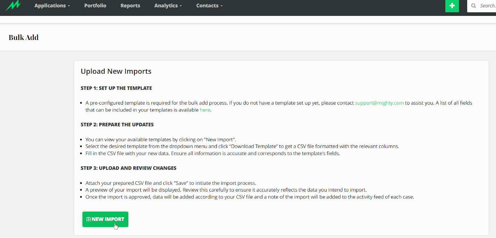 Using the Bulk Add tool – Funder Software